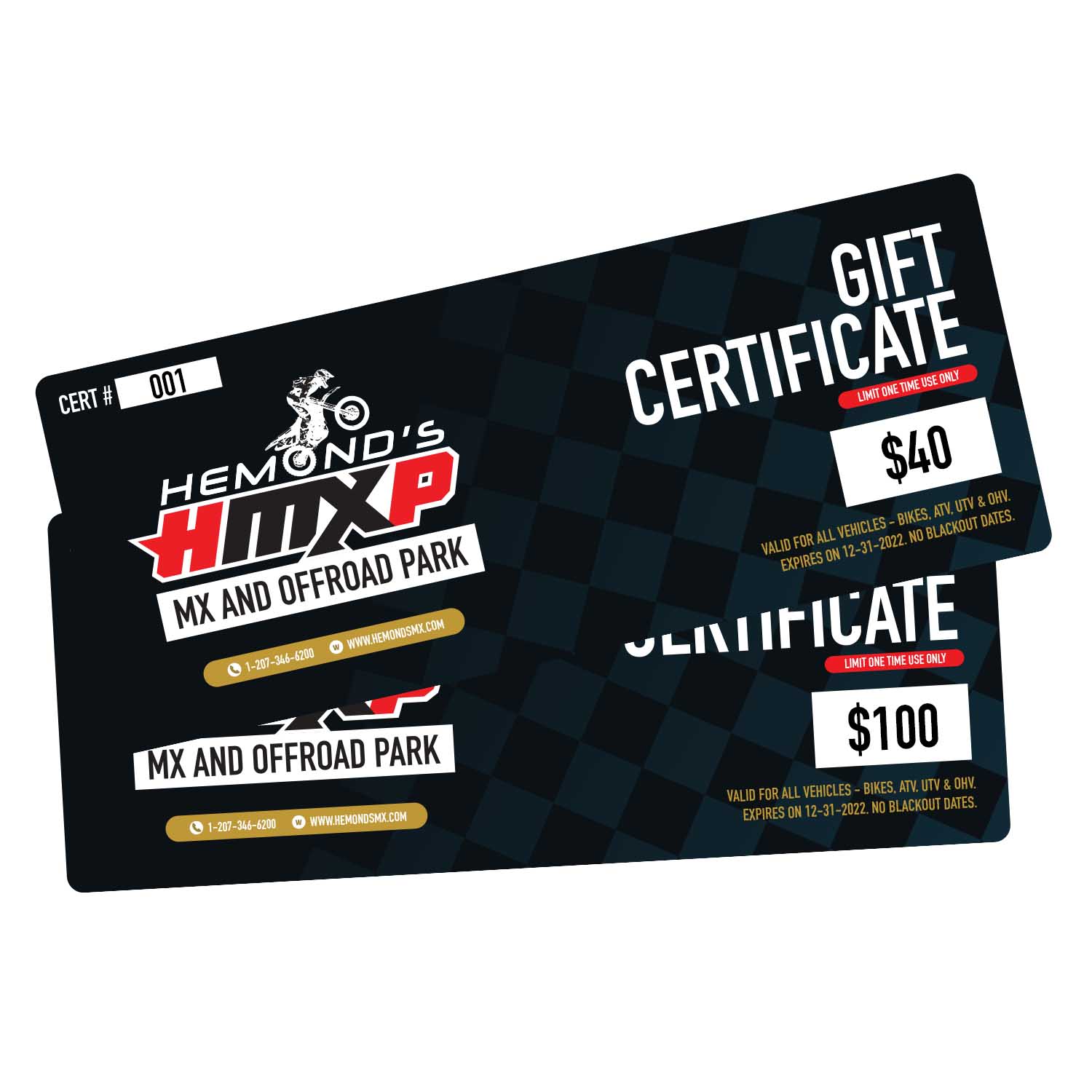 HMXP Gift Cards - Hemond’s MX & Offroad Park
